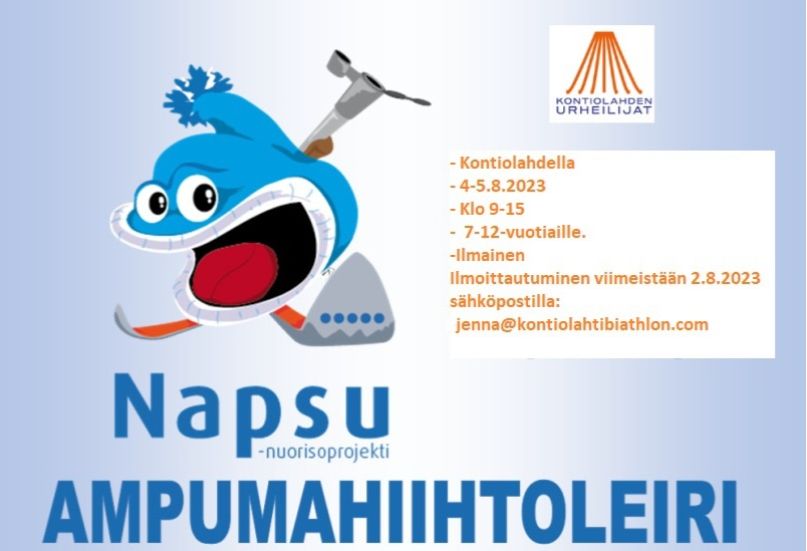 Napsu-leiri 4.-5.8.2023 | Kontiolahti Biathlon